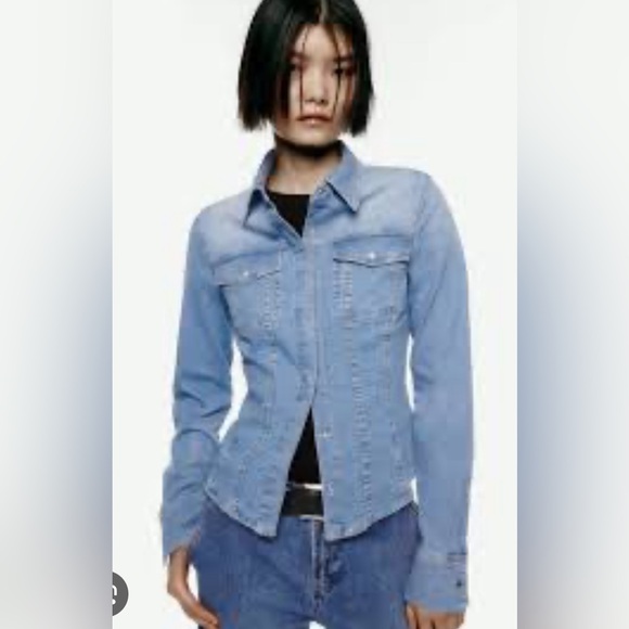 Zara | Tops | Zara Denim Shirt New With Tags | Poshmark